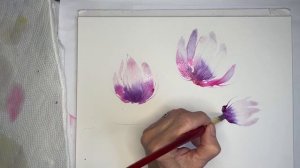 Simple and Beautiful Watercolor Magnolia