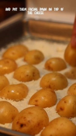 Viral Crispiest Parmesan Potatoes #shorts