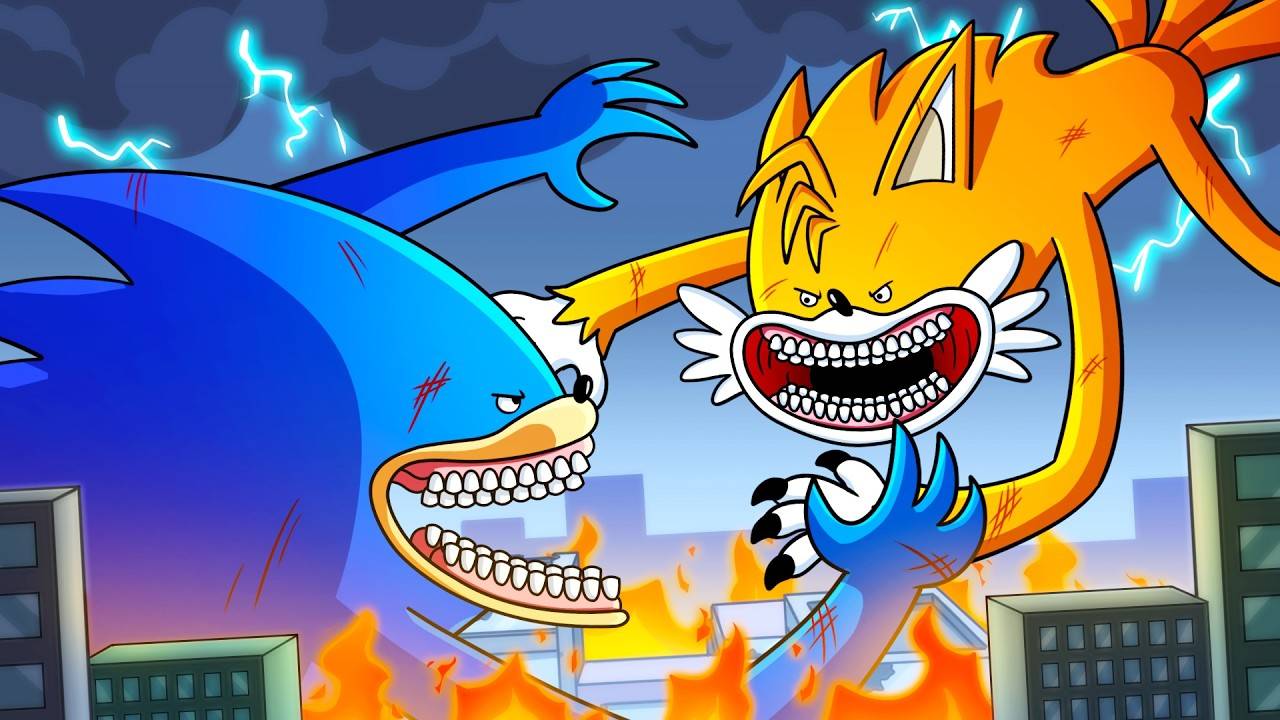 ШИН СОНИК ПРОТИВ ШИН ТЕЙЛЗА - GameToons | SHIN SONIC vs SHIN TAILS на русском | fReelaN SHOW