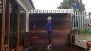 My short but intense cardio workout plus short stretching :)