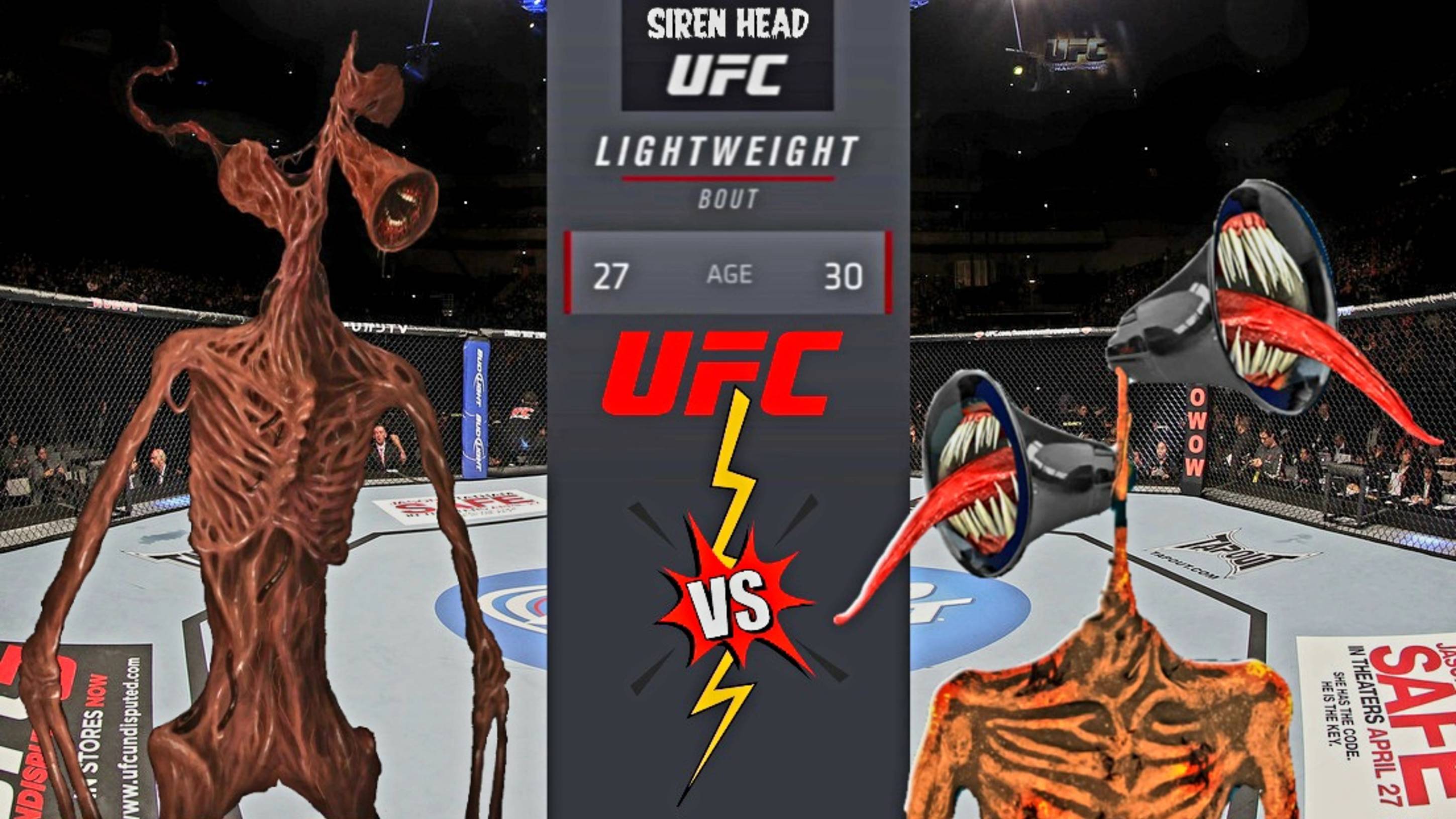 SIREN HEAD on UFC. Сиреноголовый на UFC. Бой чемпионов (сборник лучшее).