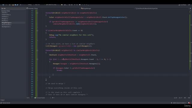 Udemy - Unity Hyper Casual Game - Exploring Hexa Sort Mechanics