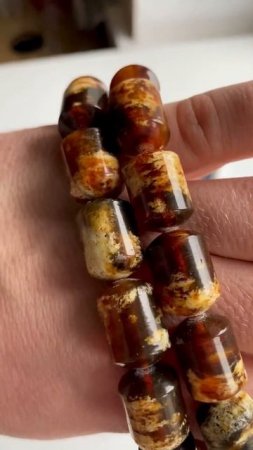 Rare Natural Baltic Amber Big Islamic Prayer Beads 87g