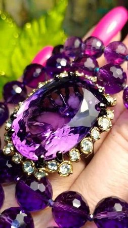 ⚜️👑БРАЗИЛЬСКИЕ АМЕТИСТЫ 💜 ГИПЕР КОЛЬЦО И ОЖИРЕЛЬЕ 💜 СКРИНШОТ ВОТСАП 👑💜⚜️