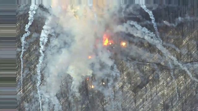 ЗРК С-300  уничтожена ударом ОТРК "Искандер".