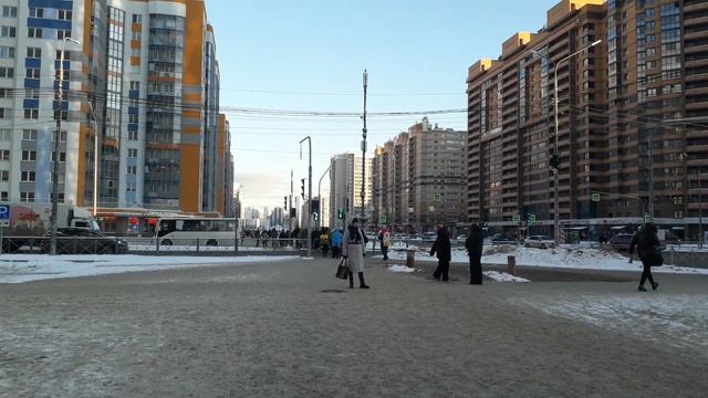 Санкт-Петербург, город-спутник Мурино, растёт на глазах, развивается. Малыши-роботы