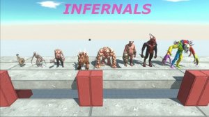 DINOSAURS RACE. Who are the Fastest Animals in the World?  Animal Revolt Battle Simulator