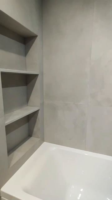 Завершённый ремонт в ванной комнаты