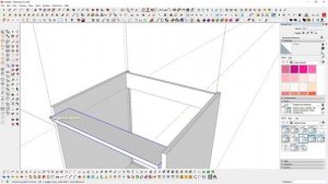 How to model Kitchen Cabinet in Sketchup (step by step)