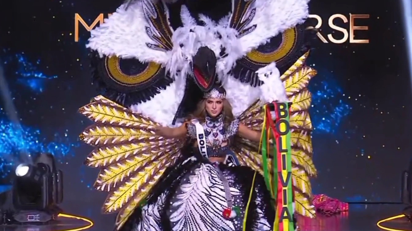Bolivia Miss Universe 2024 (73) Juliana Barrientos National Costume Боливия Мисс Вселенная 2024