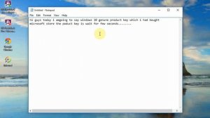 WINDOWS 10 PRODUCT KEY