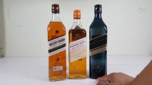 Johnnie walker  Blender's Batch 10 Years Limited Edition Bottle Open.