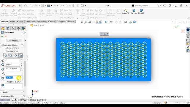 Perforated Sheet Metal Design in SolidWorks | SolidWorks Sheet Metal ...