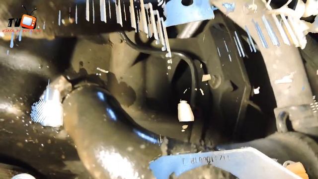 Замена ремня ГРМ Renault Laguna 3 1.5 cDi , помпы, сальников РВ, КВ, ремонт поддона ЧАСТЬ 2