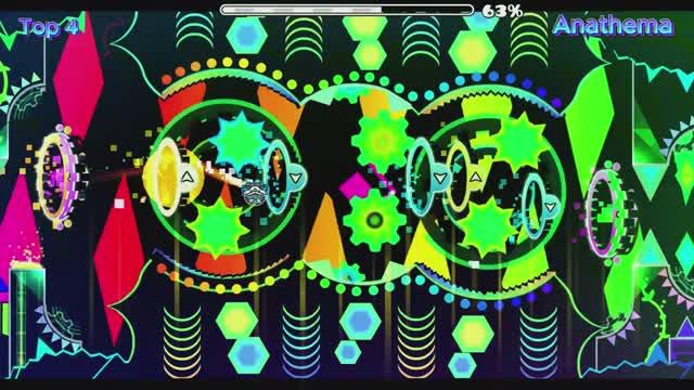 Топ 10 экстрим демонов |Geometry Dash| качество +