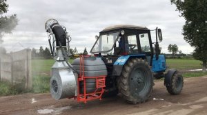 Универсальный опрыскиватель Зубр с приставкой "Робот"