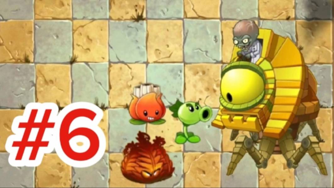 Долгожданная концовка Египта! Plants vs zombies 2 Reprise #6
