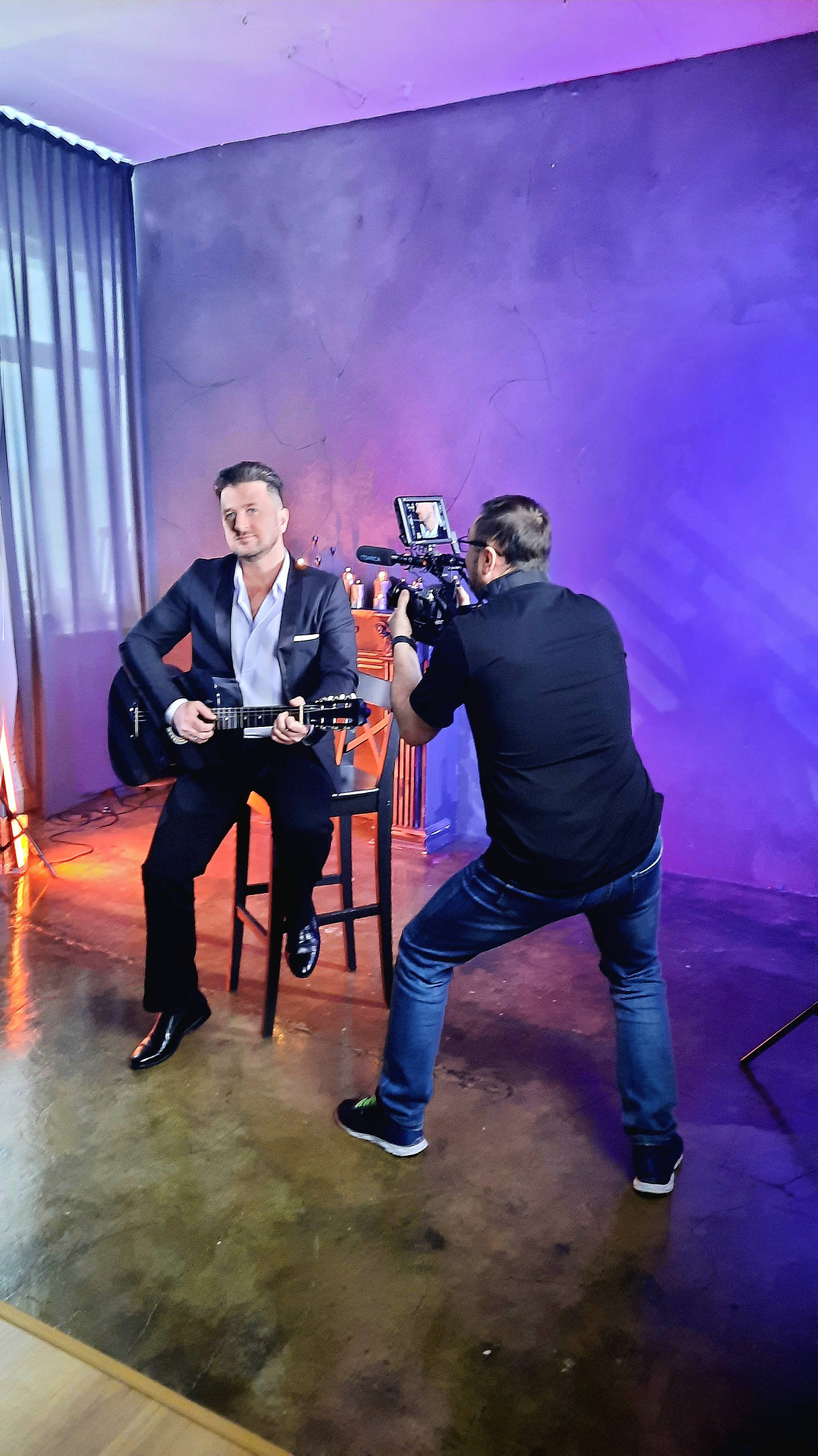 Бэкстейдж клипа - Макс Лобач "Танец любви".