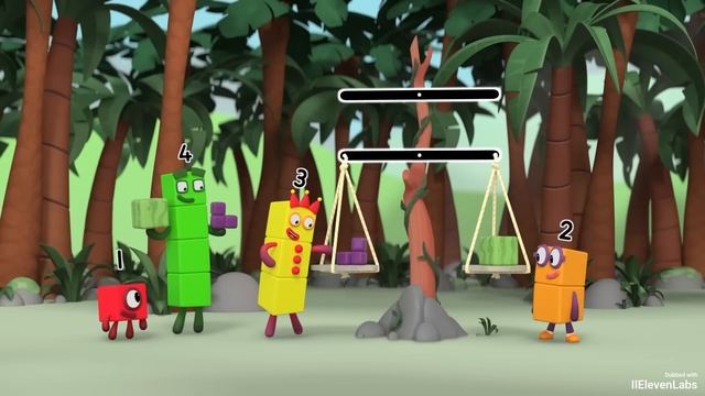 Numberblocks на русском Сезон 6 Серия 13 Взвешиваем и сравниваем l Соединяющиеся кубики Намберблокс