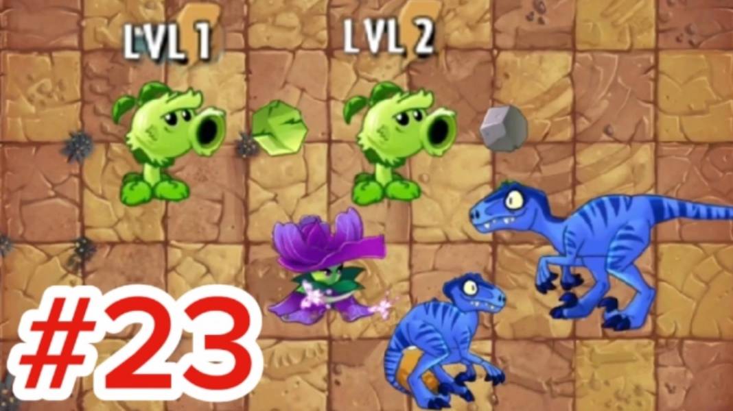 Мир юрского периода! Plants vs zombies 2 SHUTTLE #23