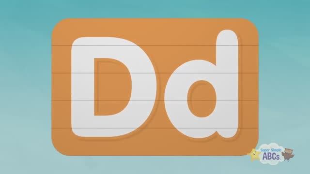 Alphabet Surprise  Turn & Learn ABCs  Learn Letter D  🌈 Super Simple ABCs