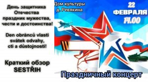 КРАТКИЙ ОБЗОР / SESTŘIH - День защитника Отечества праздник мужества, чести и достоинства(22.2.2025)