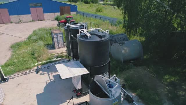 Автоматический растворный узел для приготовления жидких удобрений. ДорАгроМаш