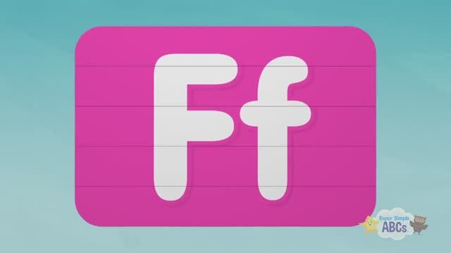 Alphabet Surprise  Turn & Learn ABCs  Learn Letter F  🌈 Super Simple ABCs