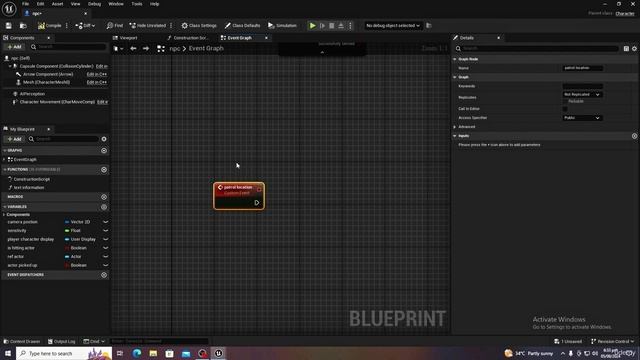 Unreal engine 5 making granny game#4
