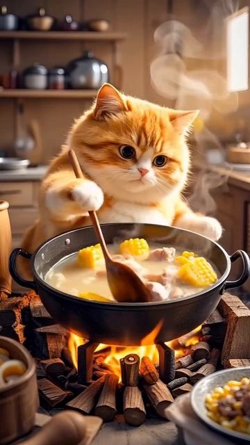 Котики,"очеловеченные" ИИ.Новая подборочка 2