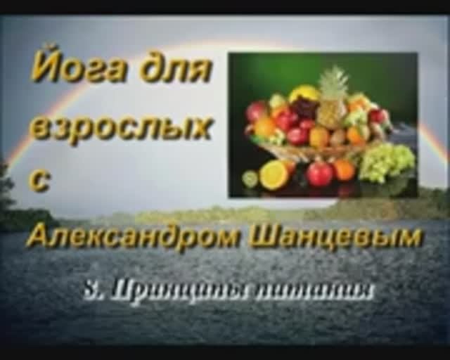 Йога и питание. Йога для взрослых. Серия фильмов о йоге. Часть 8. Александр Шанцев. Йог.