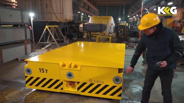 Взрывозащищенная самоходная платформа, г/п 15 т