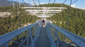 Skypark Сочи. Казачий брод. Гуляем по мосту через Ахштырское ущелье. 16 Августа 2025