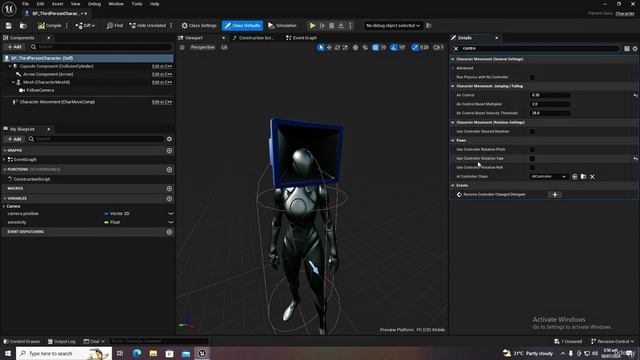 Unreal engine 5 making granny game#1
