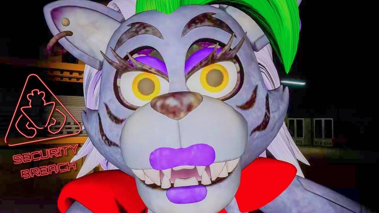 Я сбежал от Рокси во фнаф 9 Five Nights at Freddy's  Security Breach #5