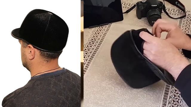 Кепка "Гамбит" из меха нерпы