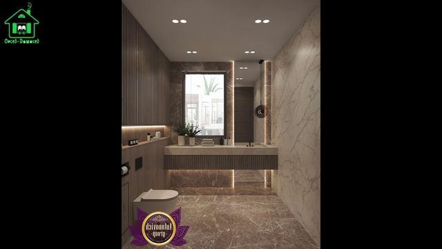 Дизайн санузла совмещенного и раздельного в современном стиле 🛀🏻🚽🚿 (56)