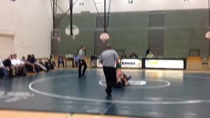 Dec 2015 Bartlett vs West Aurora wrestling dual 145 varsity
