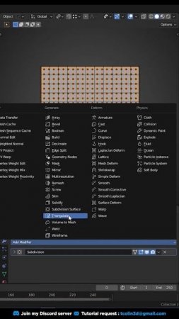 Lattice Modifier : Non Destructive Modeling 🔥