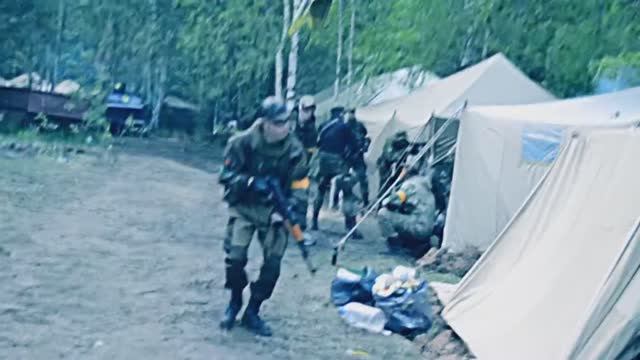 Защита базы Оливии  . Линия фронта 2016
