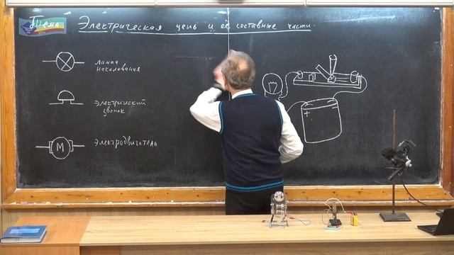 Урок 144 (осн). Электрическая цепь и ее составные части