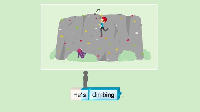 ACADEMY STARS 2 GRAPHIC GRAMMAR - PRESENT CONTINUOUS (video)