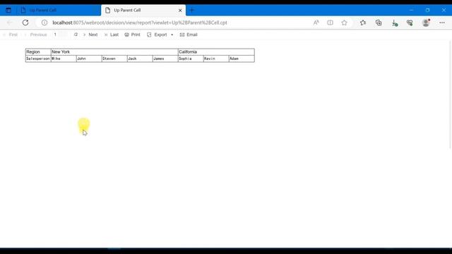 FineReport 11.0 Basics Tutorial - Chapter3_ Parent child Cell