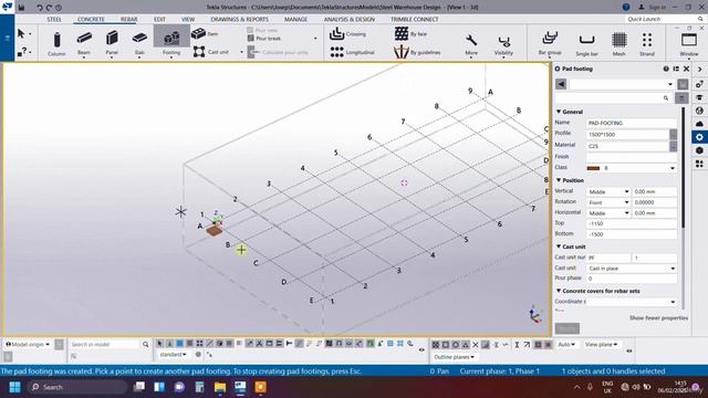 2.3 -Pad Footing