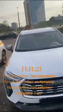 Geely Coolray 4шт предзаказ.Haval Jolion 5 шт.Остался 4 шт Haval Jolion