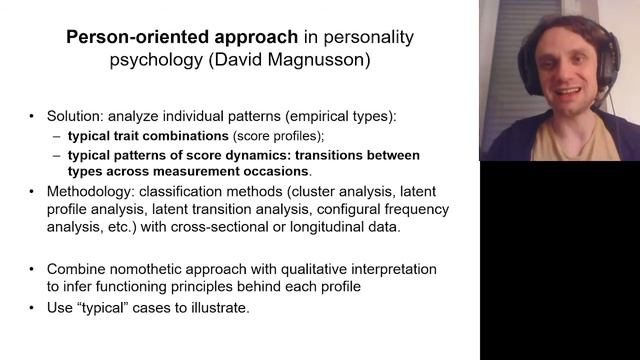 12 03 Person oriented approach