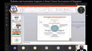 Robotics and Automation Supports in Smart Nation Environment of Singapore (International Webinar)