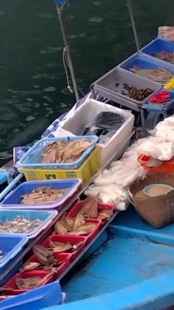 Seaside Vendors! Seller Seafood at Saikung Hong Kong #short //DORIS SENORITANG DH ❤️