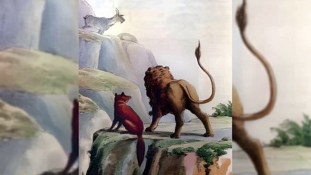 Лев, Серна и Лиса | И. А. Крылов