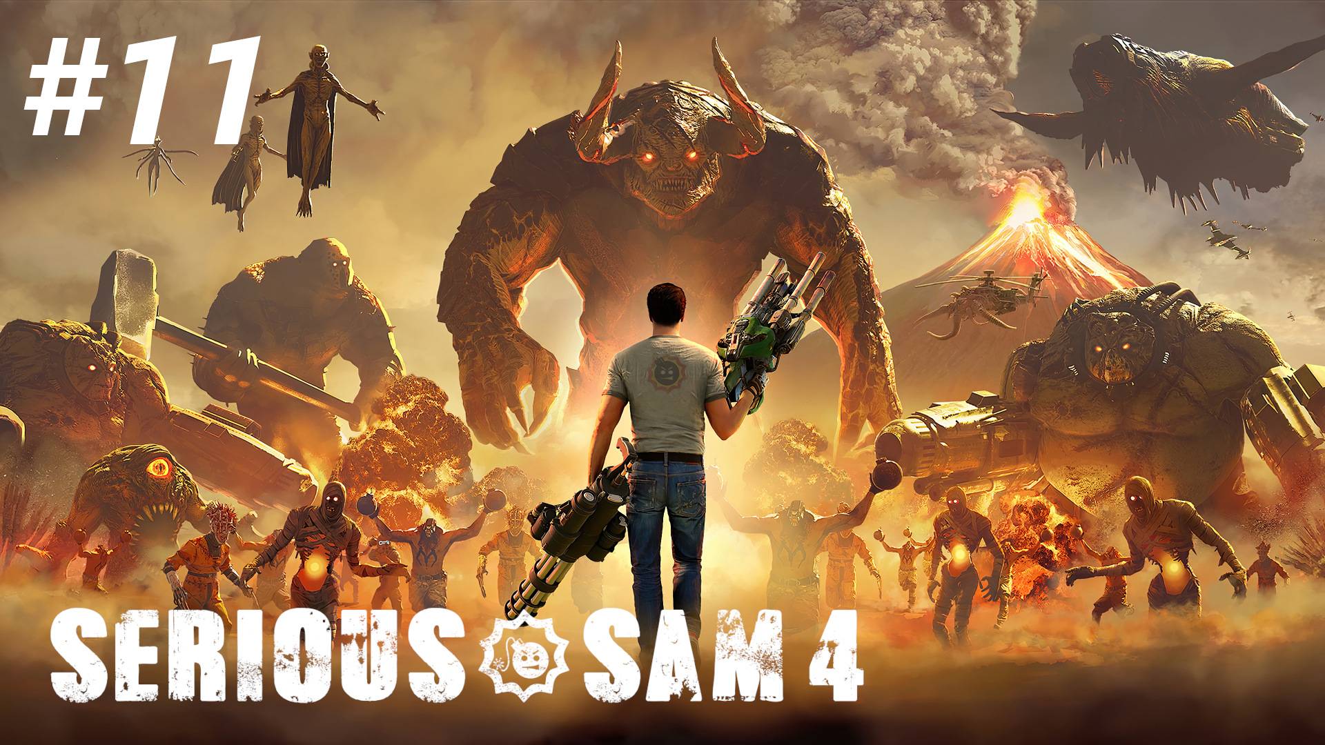 Serious Sam 4 Прохождение Без Комментариев, Русская Озвучка #11: Четыре Всадника Апокалипсиса [7/7]